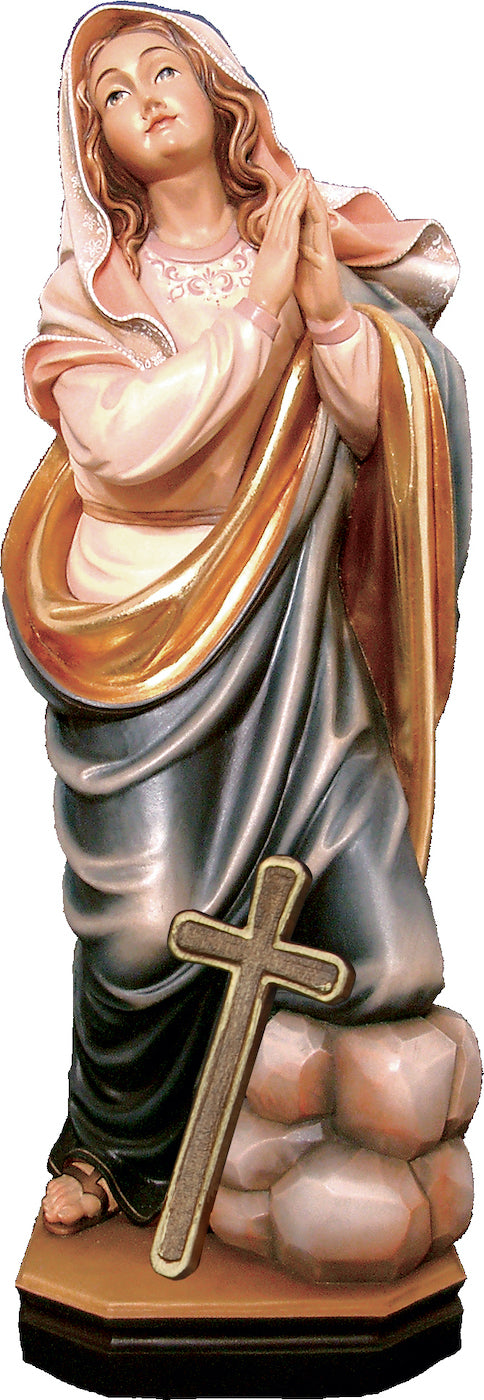 Saint Lea of Rome with cross Figurine – Faith Nova